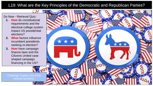 Comparative Politics USA Edexcel | Teaching Resources