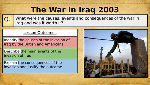 War in Iraq 2003 | Teaching Resources