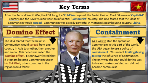 Vietnam War - Eisenhower's Containment - USA Conflict Home & Abroad ...