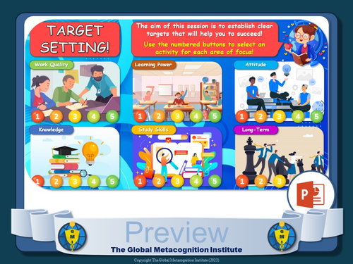 Target Setting PowerPoint (DIRT, Goals, Targets, Reflective Learning ...
