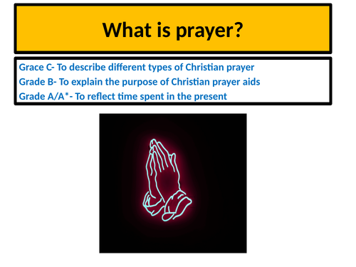 Christian Prayer | Teaching Resources