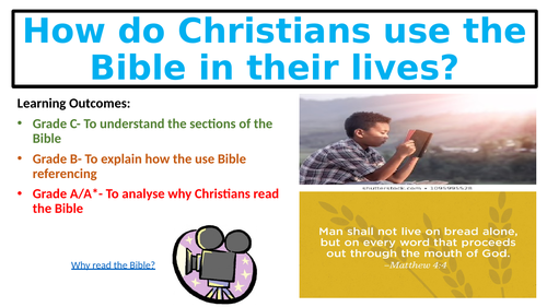 How Christians use the Bible | Teaching Resources