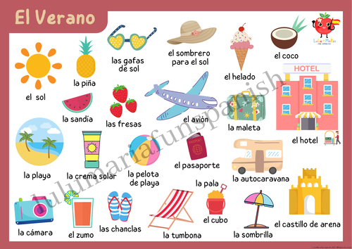 Spanish - Verano - Summer - Package | Teaching Resources