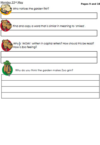 The Secret Sky Garden Guided Reading | Teaching Resources