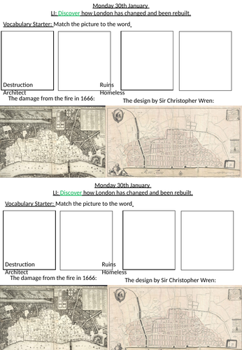 Great Fire of London Unit of Work | Teaching Resources