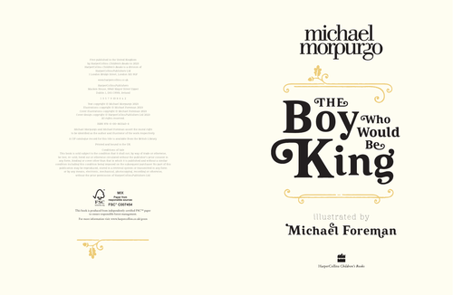 The Boy Who Would Be King - Michael Morpurgo - Reading Comprehension ...
