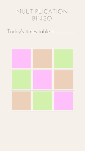 Multiplication bingo | Teaching Resources