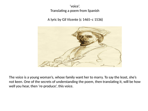 Poem Translation into English from Spanish | Teaching Resources