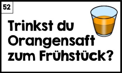 GERMAN CONVERSATION STARTERS #1 | Teaching Resources