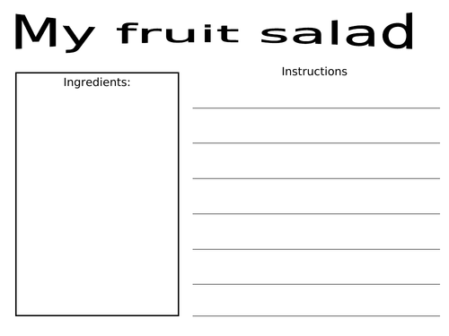 Investigating fruit | Teaching Resources
