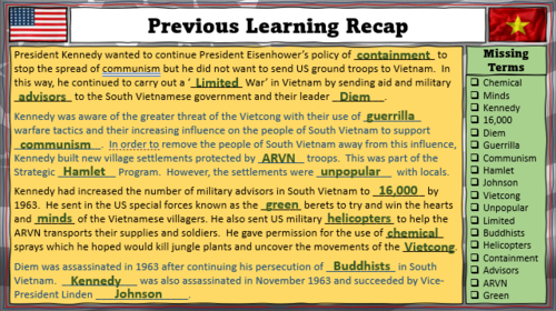 Vietnam War - Gulf of Tonkin Resolution - USA Conflict Home & Abroad ...