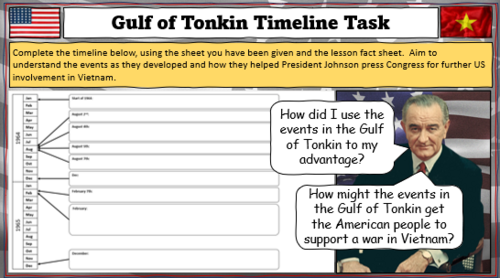 Vietnam War - Gulf of Tonkin Resolution - USA Conflict Home & Abroad ...