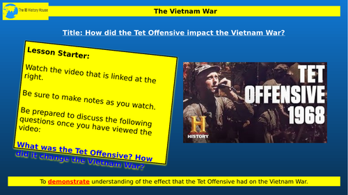 IB History - The Tet Offensive | Teaching Resources