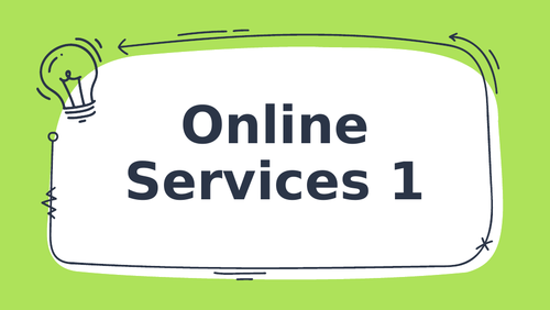 Unit 1 LAA Online Service BTEC ICT Level 1/2 | Teaching Resources