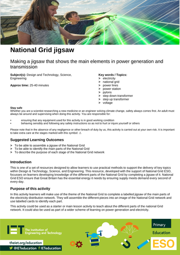 National Grid jigsaw | Teaching Resources