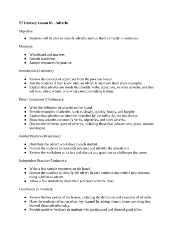 Ten 30-min KS3 Literacy Lessons | Teaching Resources