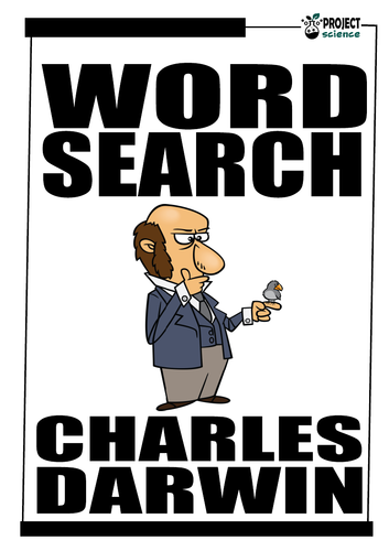 Charles Darwin Word Search | Teaching Resources