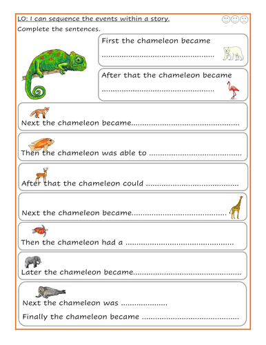 The Mixed-up Chameleon - two week English unit of work | Teaching Resources