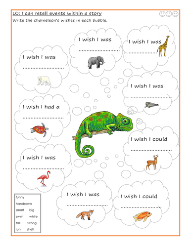 The Mixed-up Chameleon - two week English unit of work | Teaching Resources