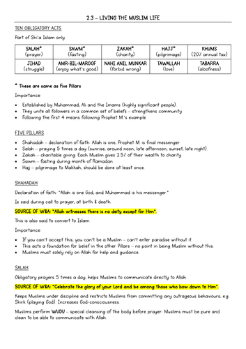 GCSE Religious Studies Edexcel B - Revision Resources | Teaching Resources GCSE Religious Studies Edexcel B - Revision Resources | Teaching Resources