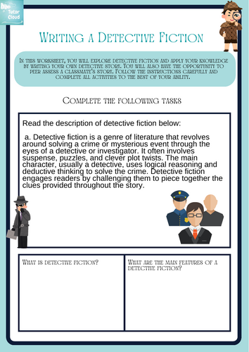 Detective Fiction Creative Writing | Teaching Resources