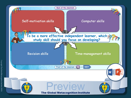 Study Skills Development - Teaching Resources & Lessons [Metacognition ...