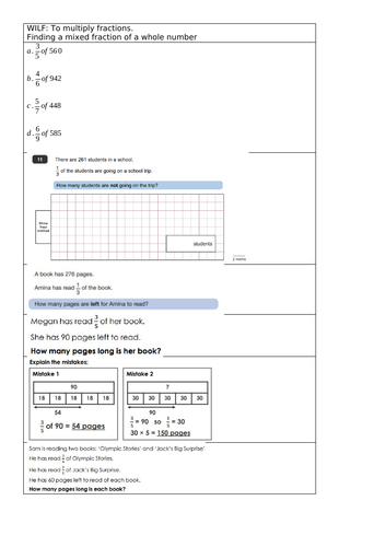 NCTEM Fractions, Decimals and Percentages Unit Year 6 | Teaching Resources