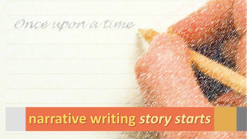 Narrative writing Story starts Hook reader | Teaching Resources
