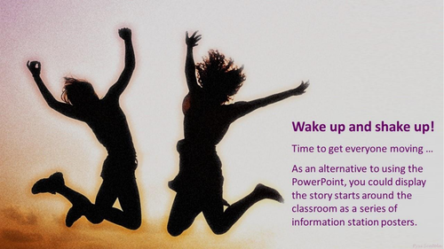 Narrative writing Continue story information stations | Teaching Resources
