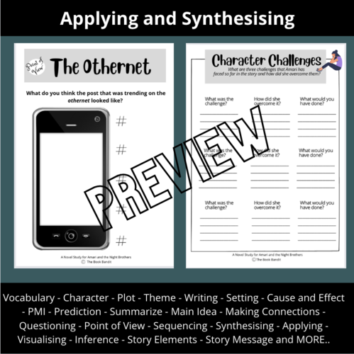 AMARI AND THE NIGHT BROTHERS by B. B Alston NOVEL STUDY and Reading ...