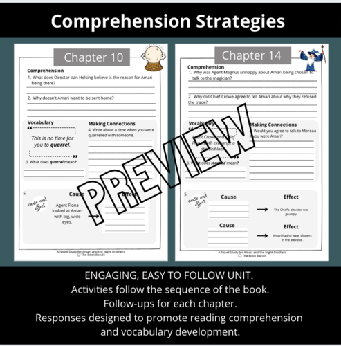 AMARI AND THE NIGHT BROTHERS by B. B Alston NOVEL STUDY and Reading ...