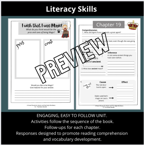 AMARI AND THE NIGHT BROTHERS by B. B Alston NOVEL STUDY and Reading ...