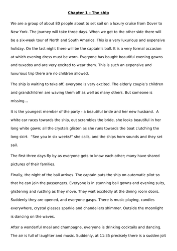 The Island Lesson 1-Survival | Teaching Resources