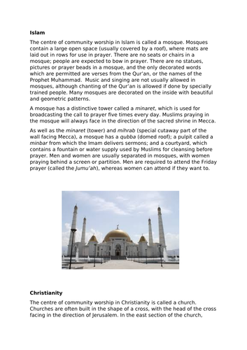 The Island Lesson 6- Special Places | Teaching Resources