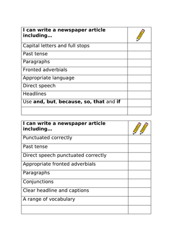 Newspaper Report Writing Unit - Years 3 and 4 | Teaching Resources