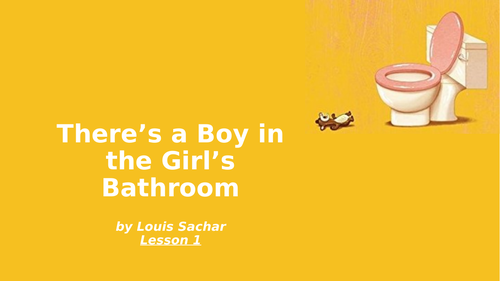 There's a Boy in the Girl's Bathroom Literacy planning | Teaching Resources