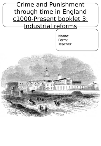 GCSE Edexcel Crime and Punishment work booklets | Teaching Resources