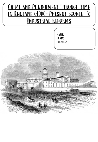 GCSE Edexcel Crime and Punishment work booklets | Teaching Resources