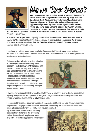 Lesson 4 of 6 - Resistance to slave trade | Teaching Resources