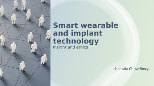 Smart Wearables and Implant Technology - Poster and Presentation ...