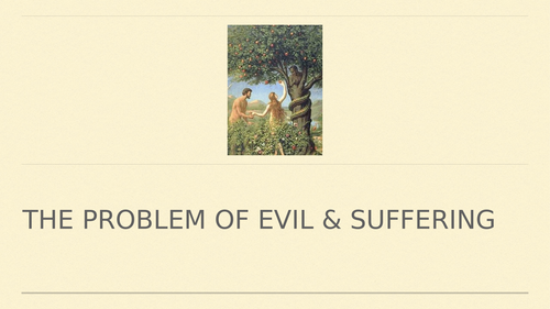 The Problem of Evil Philosophy of Religion Revision | Teaching Resources