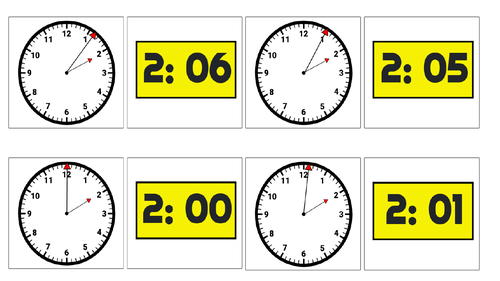 French: Telling the time: Part 6: The full hour and between the ...