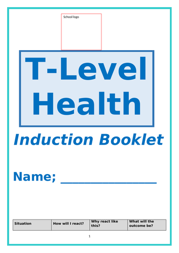 T-Level Health Induction activities | Teaching Resources