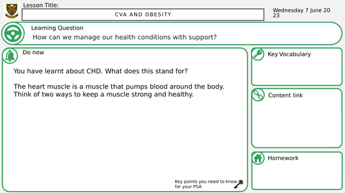 H&Sc Tech Award C2 Health care Services | Teaching Resources