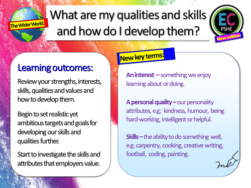 Careers Skills and Qualities | Teaching Resources