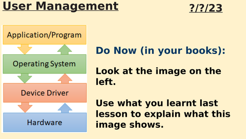 Software Unit of work (Operating systems and utility) OCR j277 ...