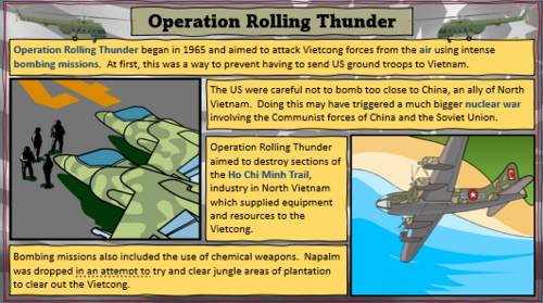 US Tactics in the Vietnam War - USA Conflict Home & Abroad - GCSE ...