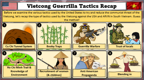 US Tactics in the Vietnam War - USA Conflict Home & Abroad - GCSE ...