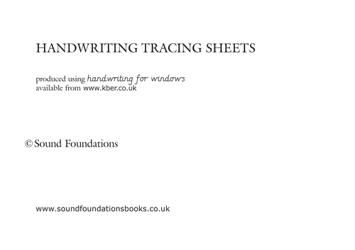 sound-foundations-handwriting-tracing-sheets-teaching-resources