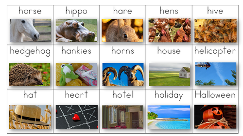 Letter H Photograph Resource Pack KS1 | Teaching Resources